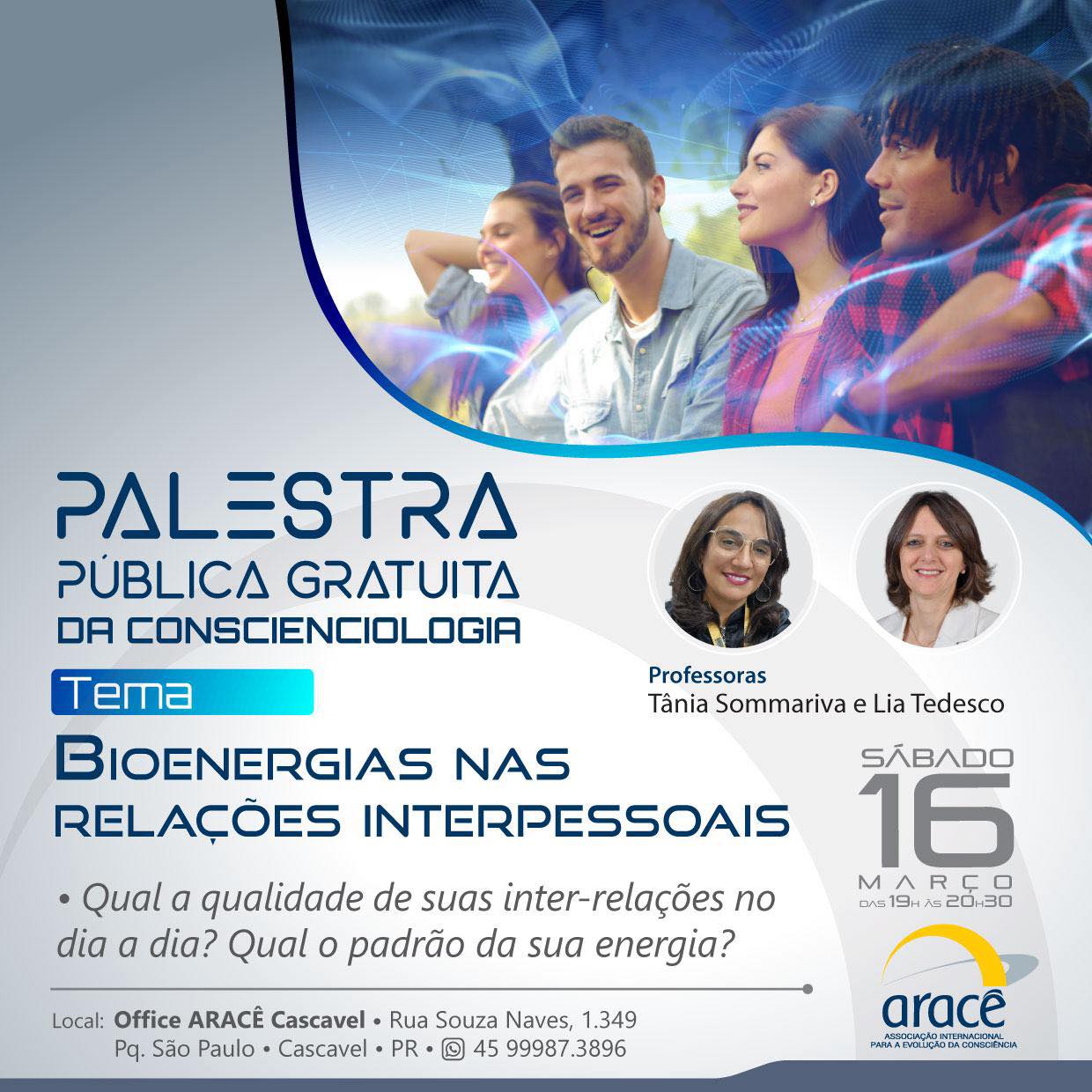 Bioenergias nas relações interpessoais - Associação ARACÊ